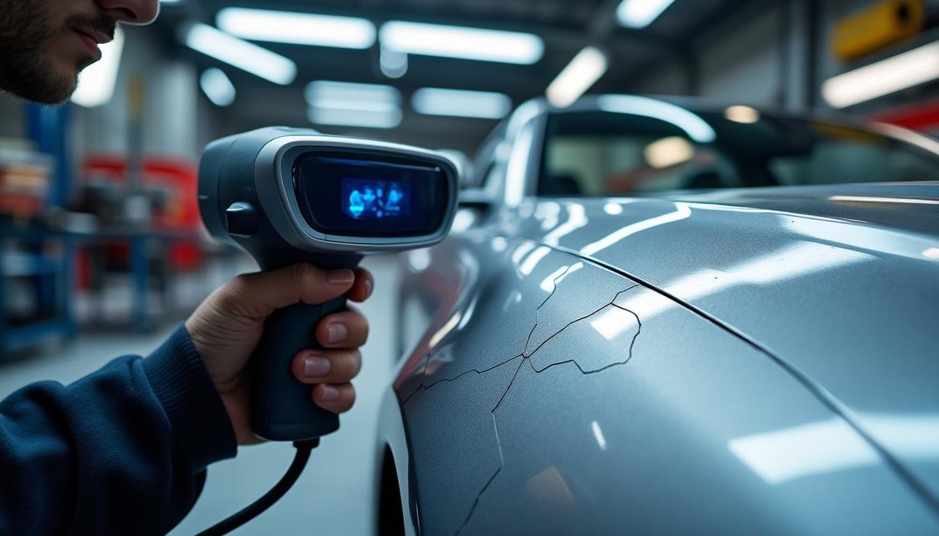 Analyse des microfissures invisibles dans la carrosserie aluminium ...